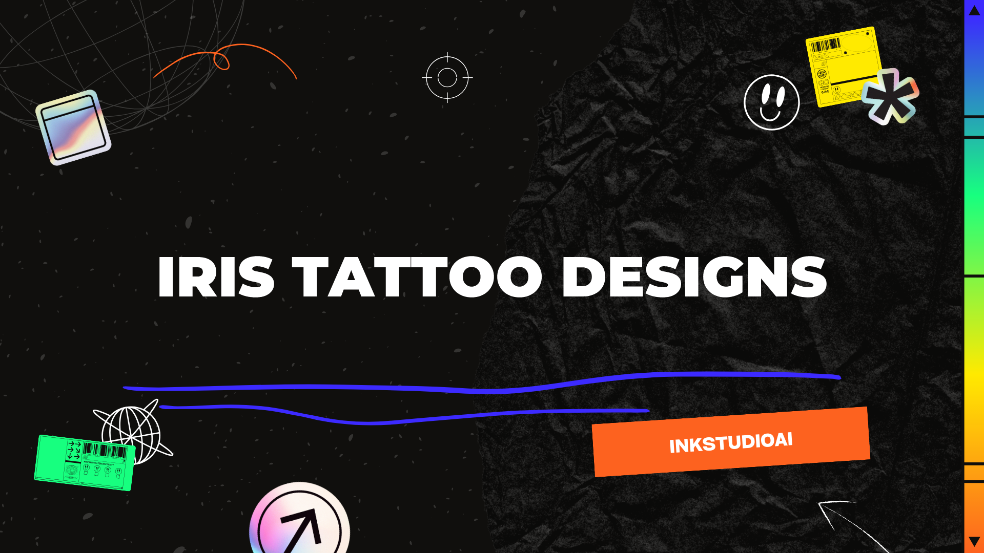 Iris Tattoo Designs - Name Tattoo Generator | Ink Studio AI