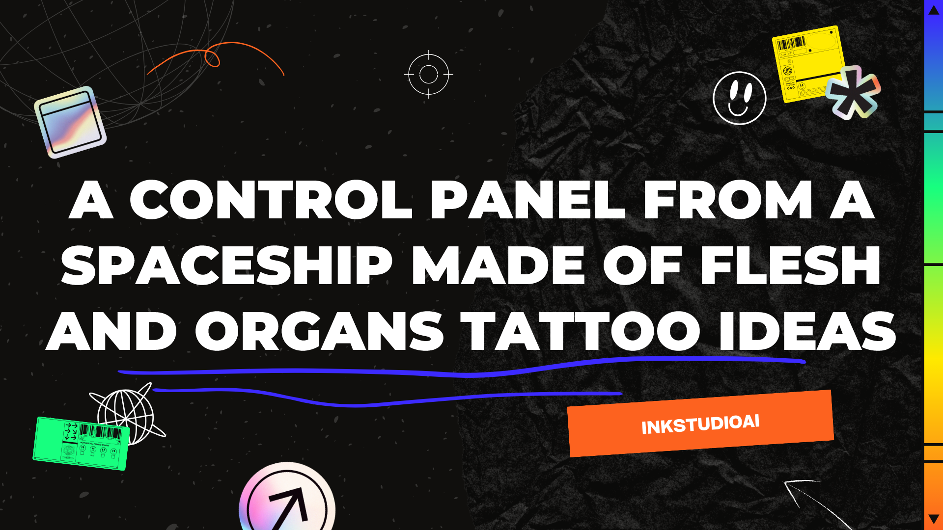 A control panel from a spaceship made of flesh and organs tattoo idea ...