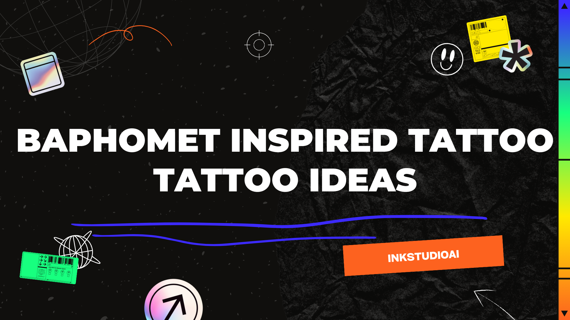 Baphomet inspired tattoo tattoo idea - made by Ink Studio AI