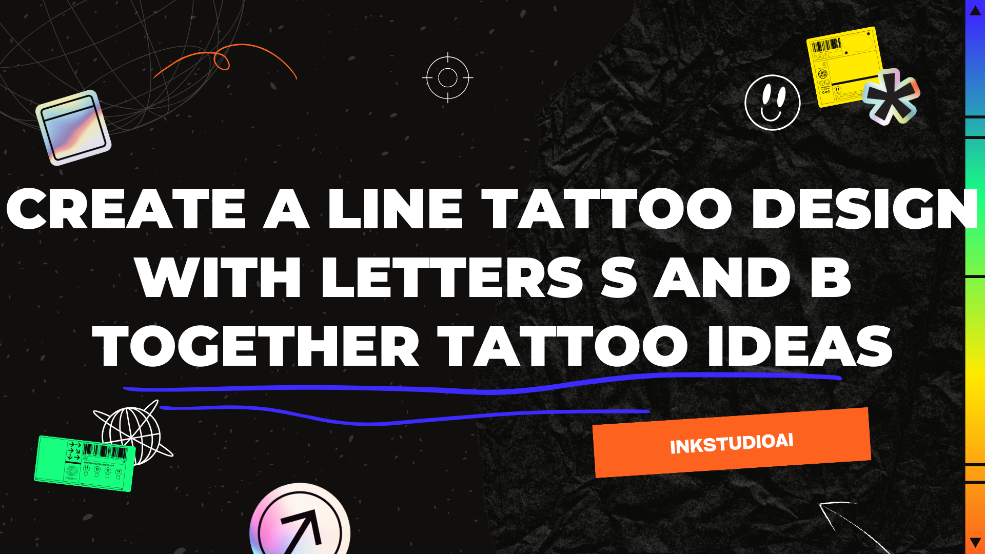 Create a line tattoo design with letters s and b together tattoo idea ...