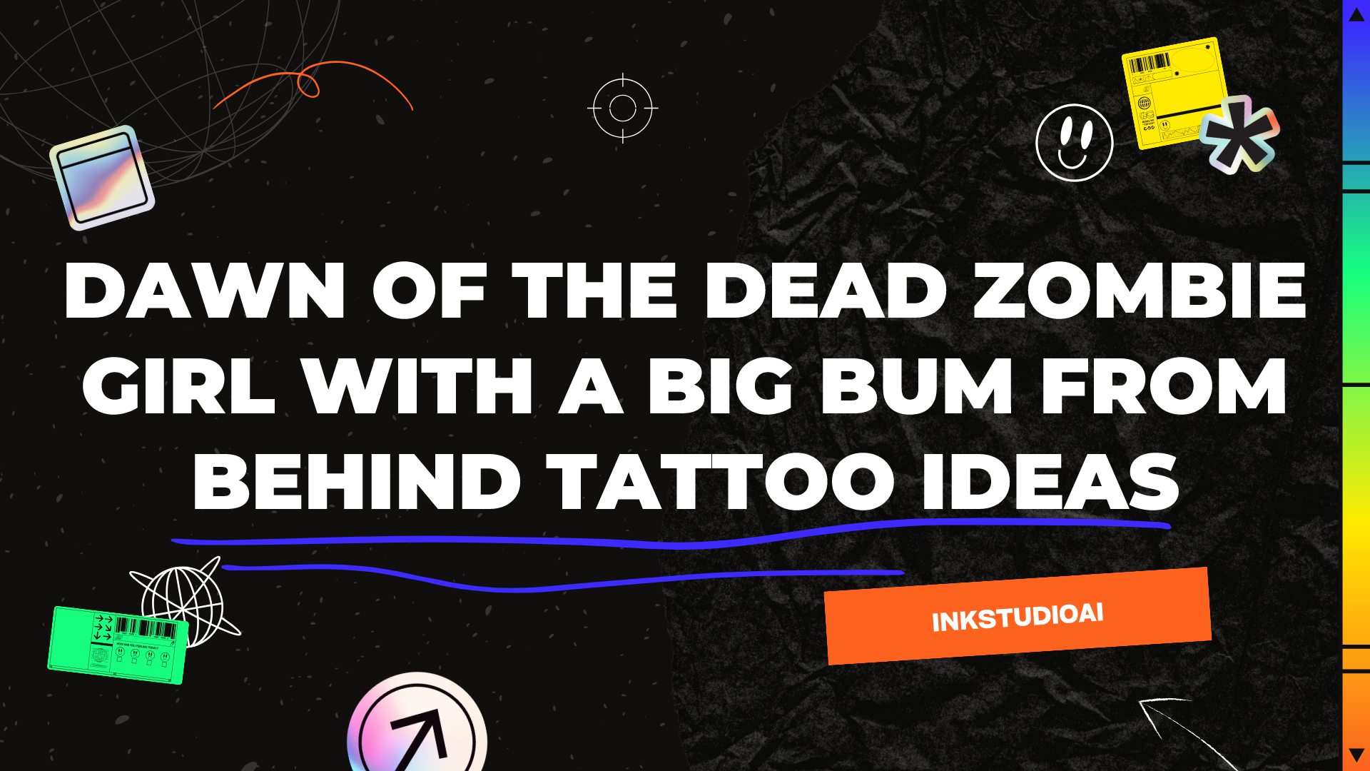 Dawn of the dead zombie girl with a big bum from behind tattoo idea ...