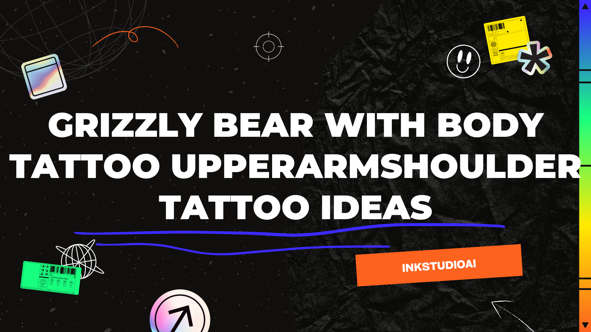 Grizzly bear with body tattoo upperarmshoulder tattoo idea - made by ...