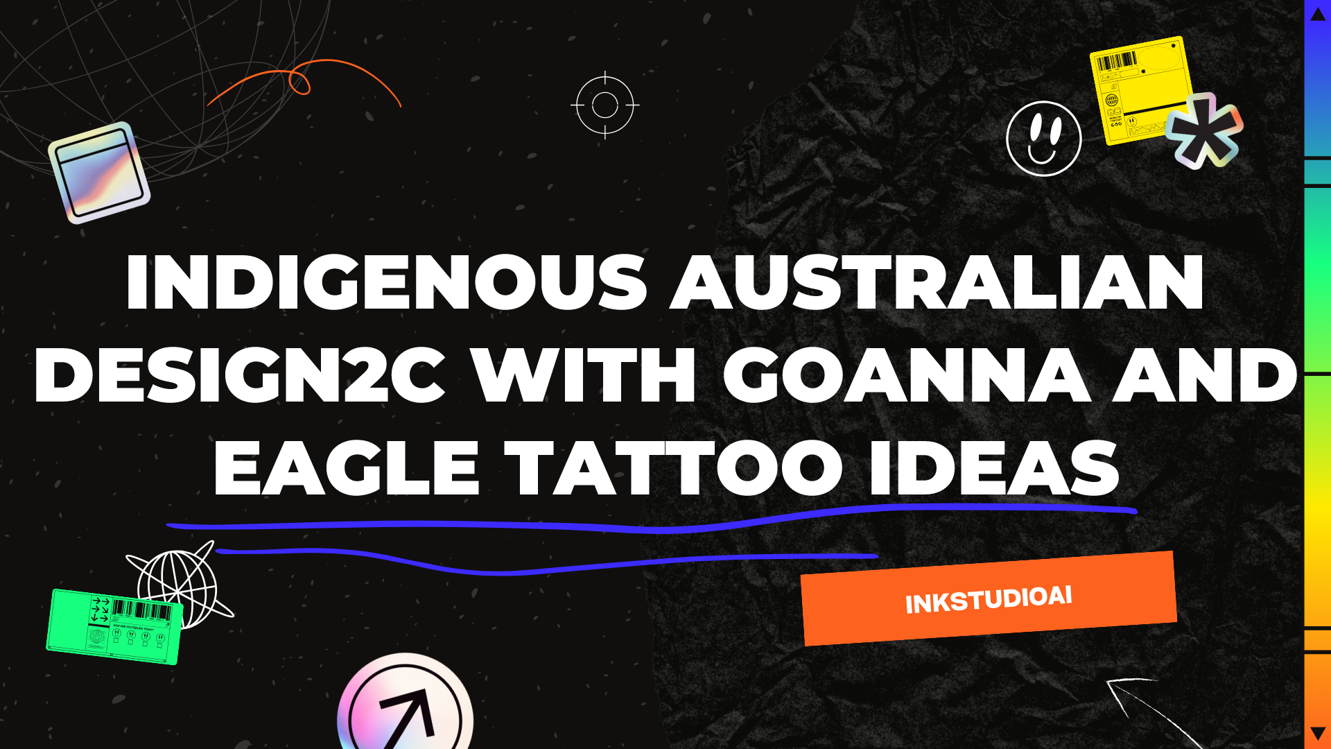 Indigenous australian design2c with goanna and eagle tattoo idea - made ...