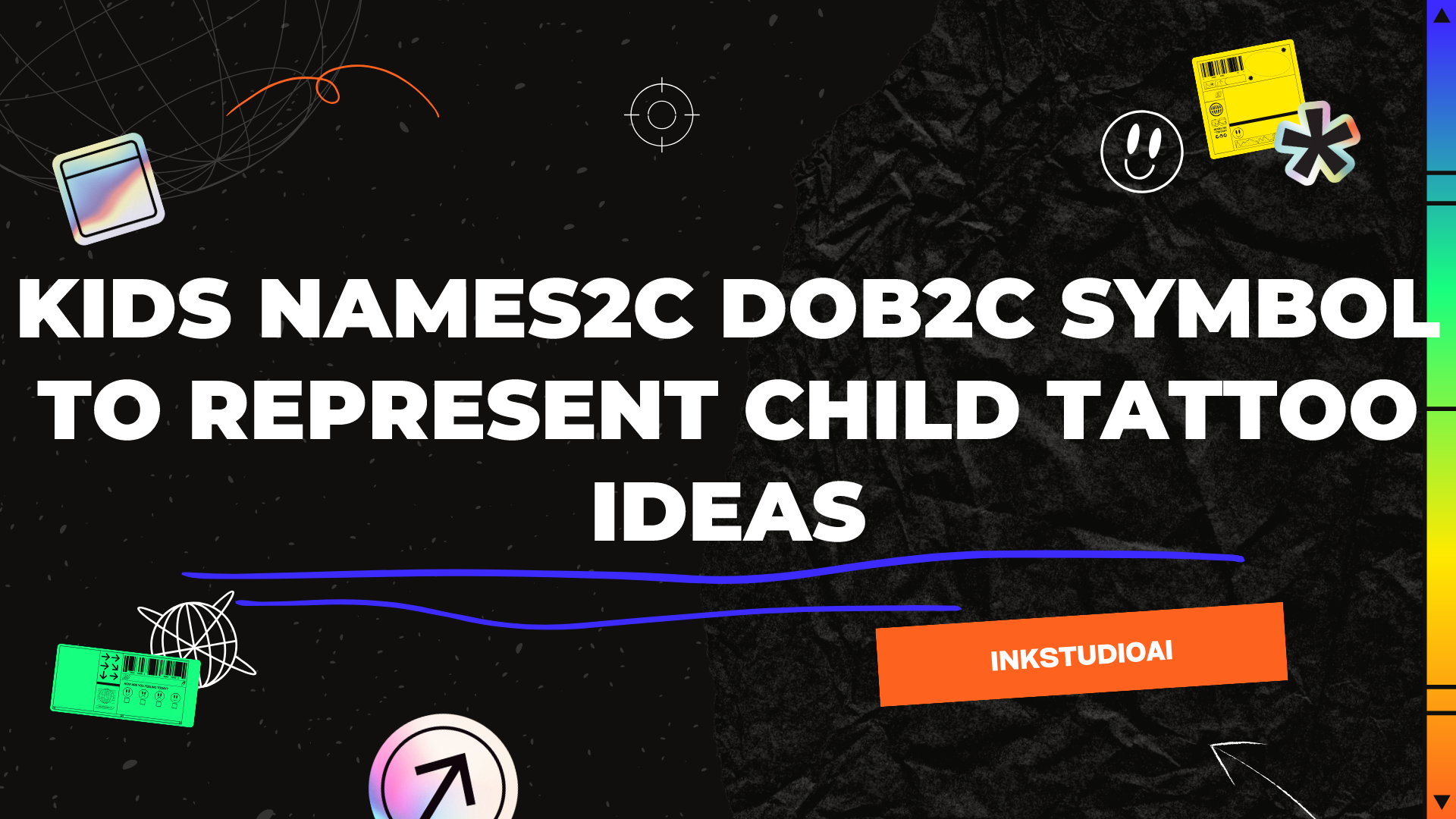 Kids names2c dob2c symbol to represent child tattoo idea - made by Ink ...