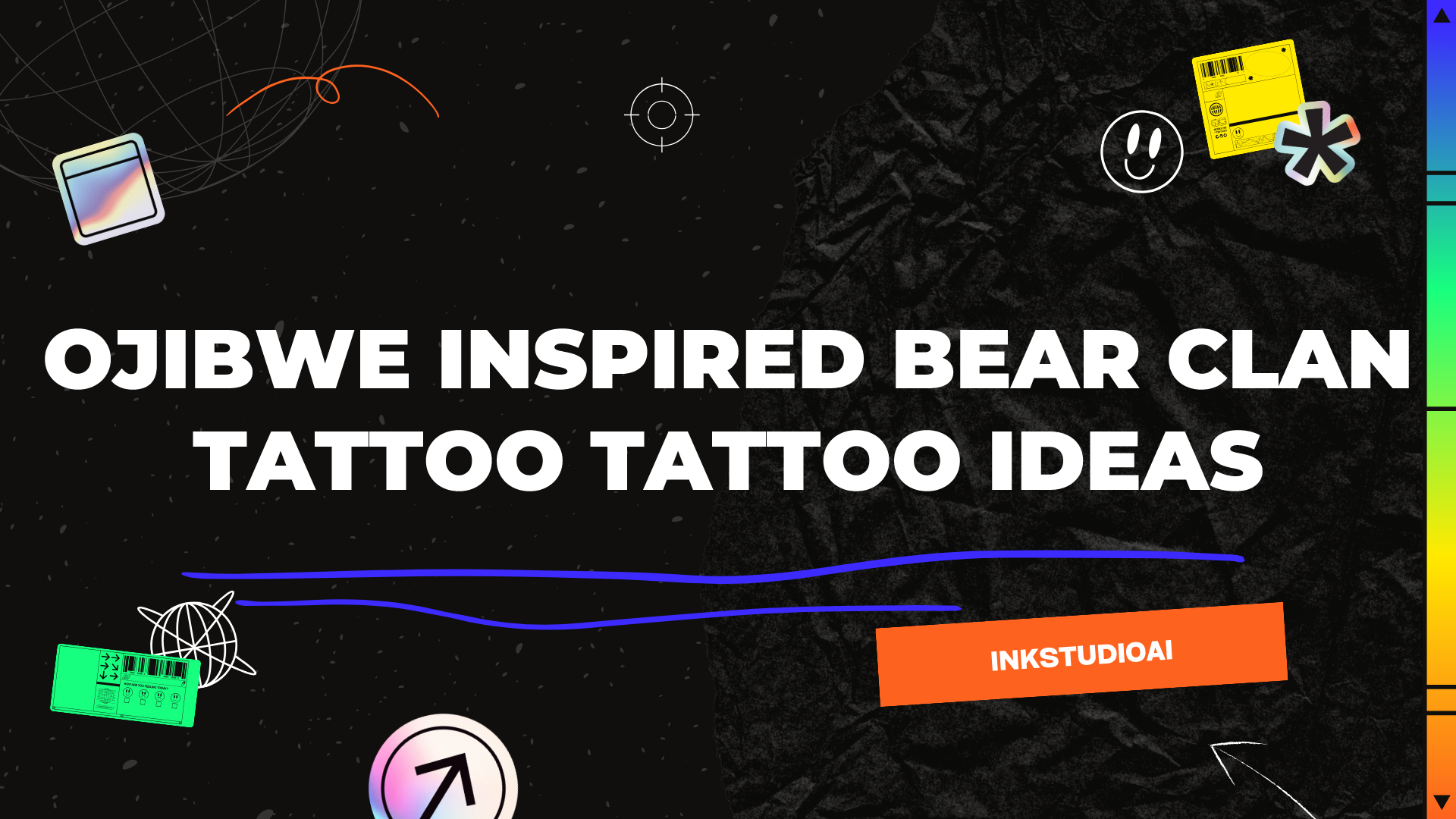 Ojibwe inspired bear clan tattoo tattoo idea - made by Ink Studio AI
