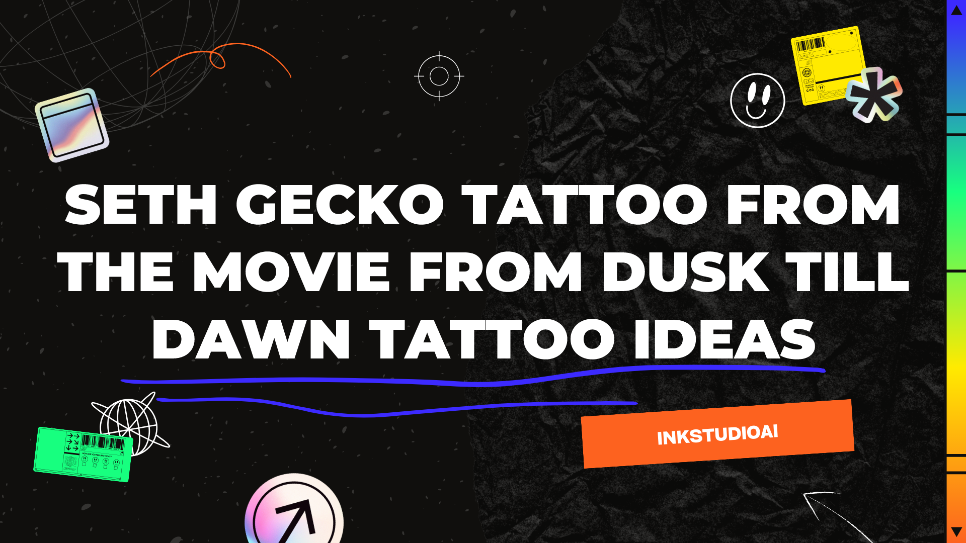 Seth gecko tattoo from the movie from dusk till dawn tattoo idea - made ...