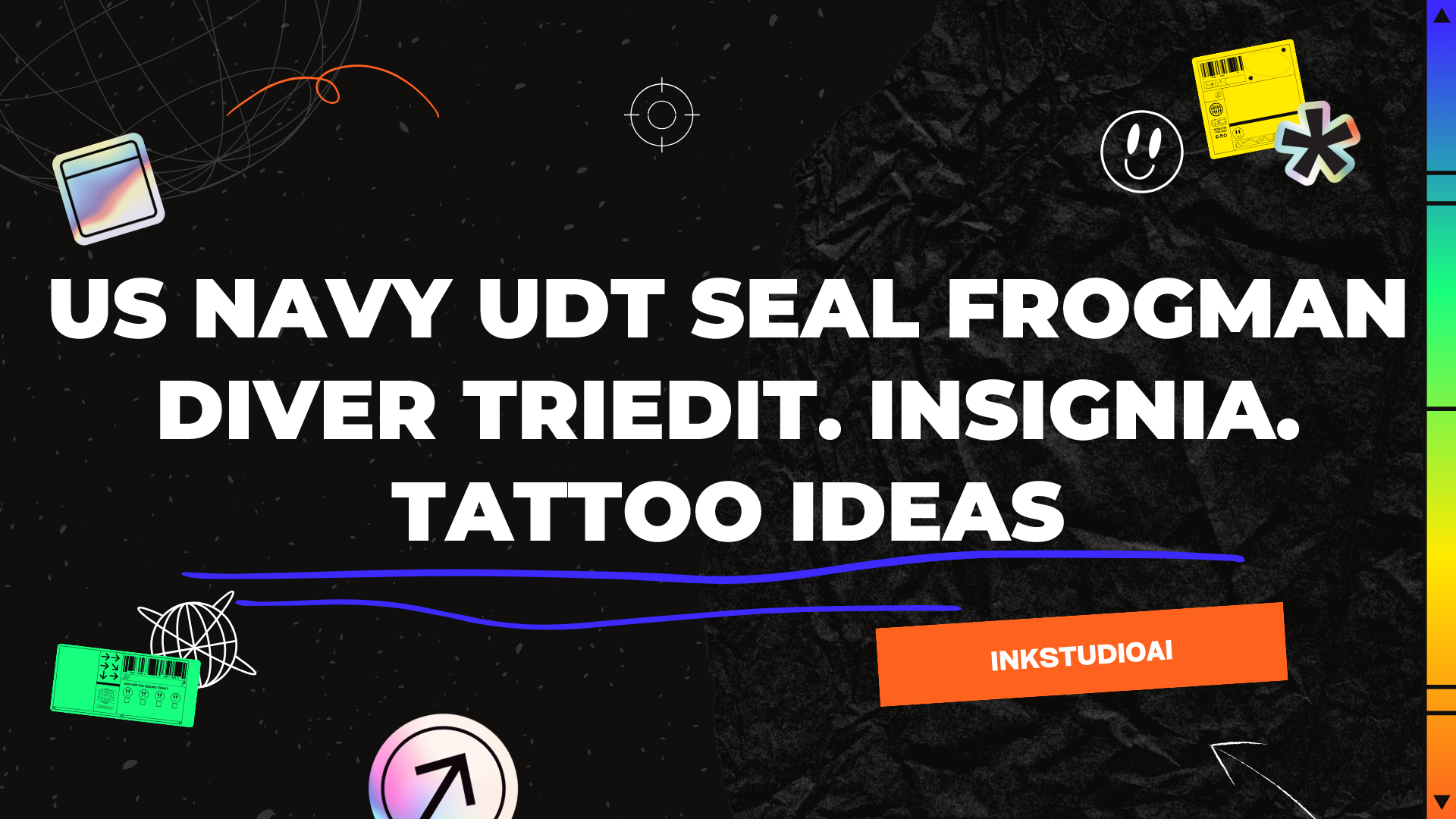 Us navy udt seal frogman diver triedit. insignia. tattoo idea - made by ...